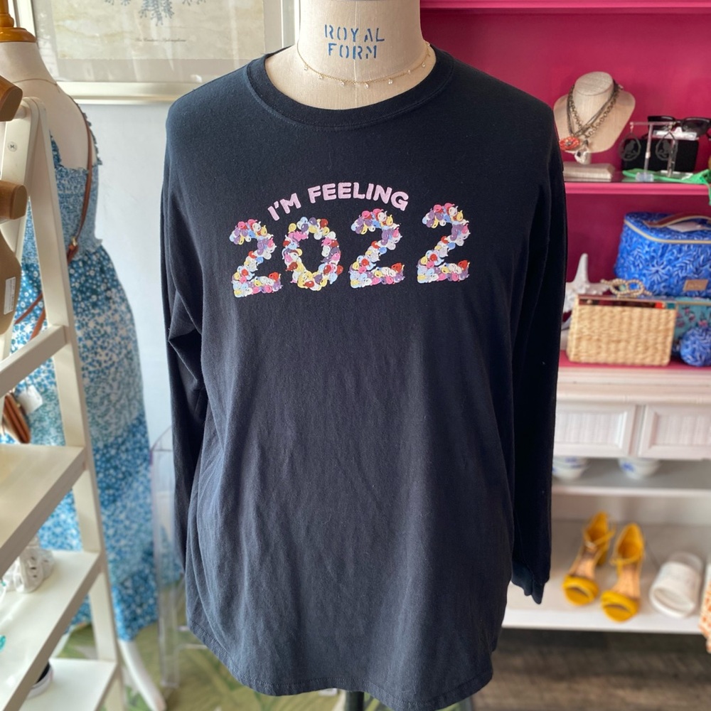 Taylor Swift Long Sleeve Black 2022 Shirt Size Xl - Gem